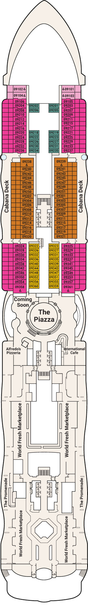Deck Plans - Sun Princess - Planet Cruise