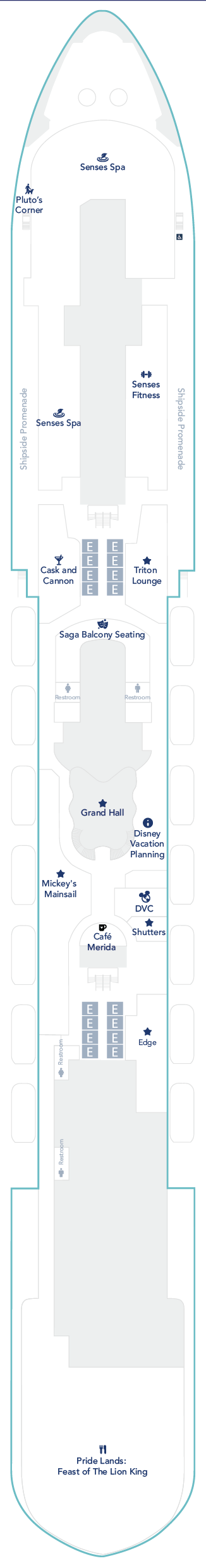 Disney Destiny – Deck Plans - Planet Cruise