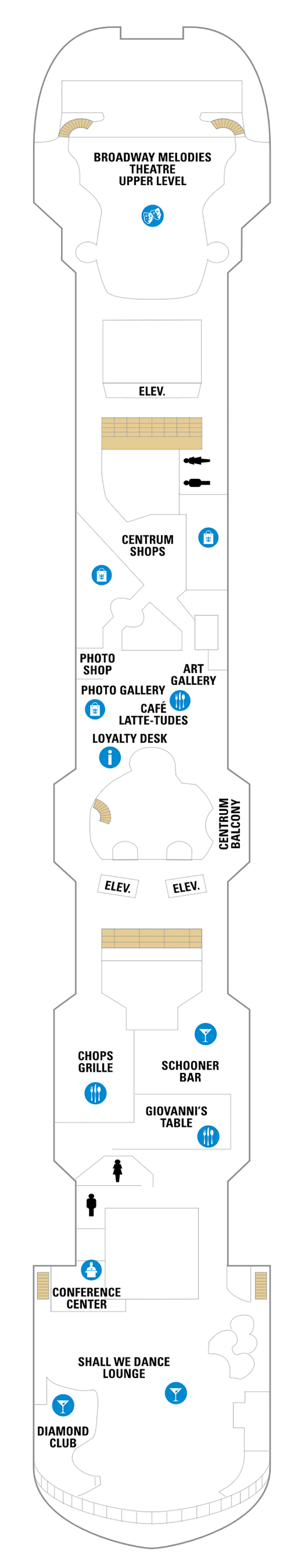 Deck Plans- Rhapsody of the Seas - Planet Cruise
