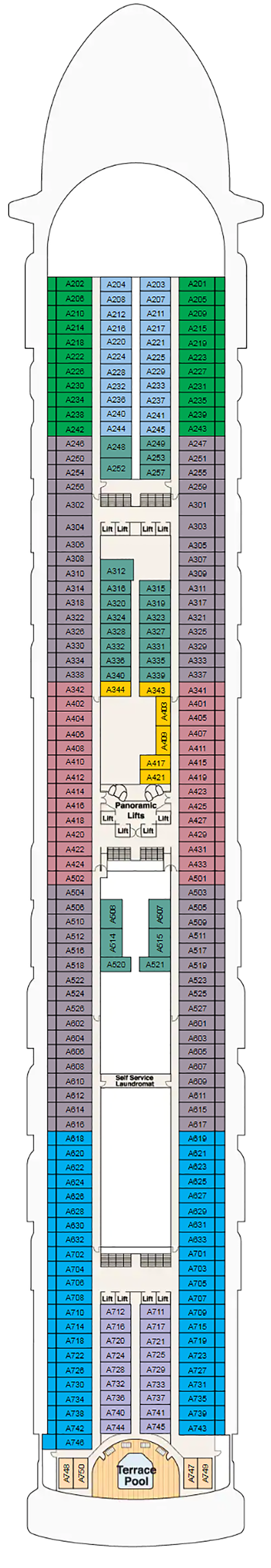 Deck Plans - Star Princess - Planet Cruise