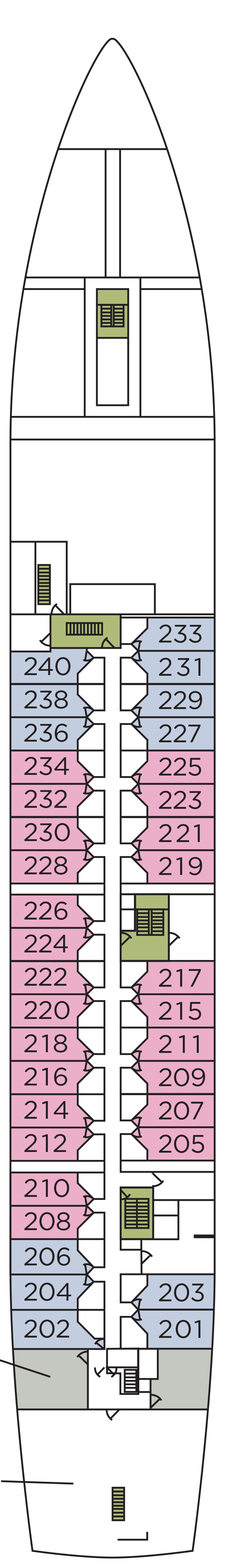 Wind Star – Plano del barco - Planet Cruise ES