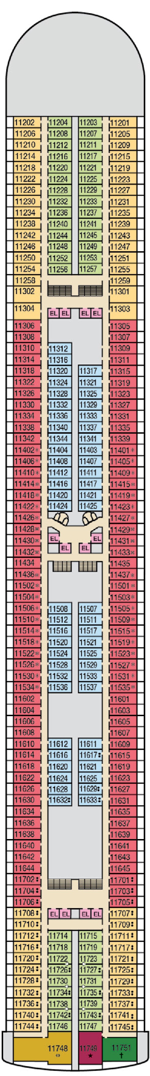 Carnival Encounter – Deck Plans - Planet Cruise