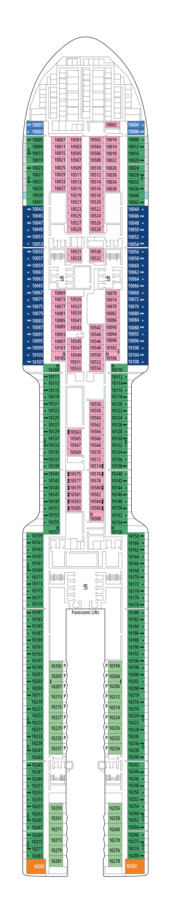MSC World America – Deck Plans - Planet Cruise