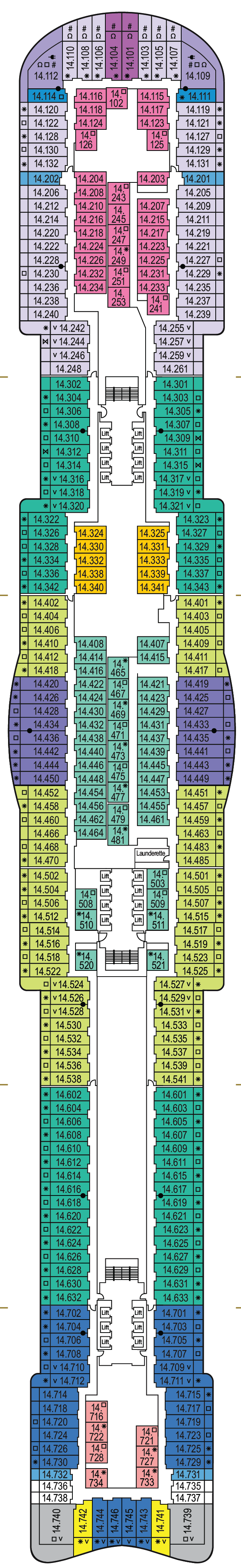 Arvia – Deck Plans - Planet Cruise