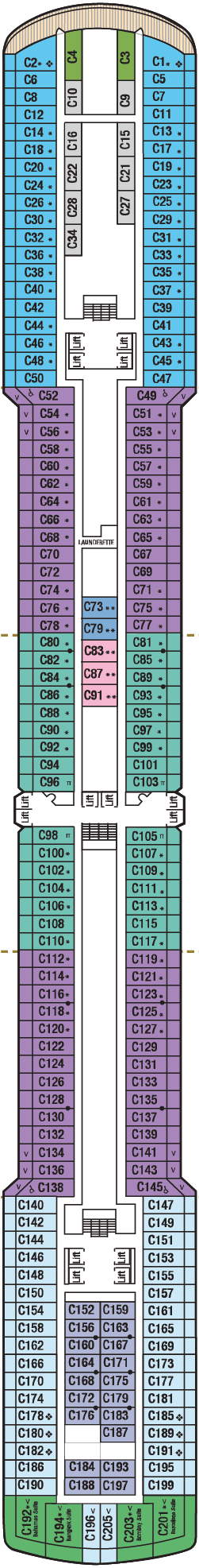 Deck Plans on P&O Arcadia - Planet Cruise