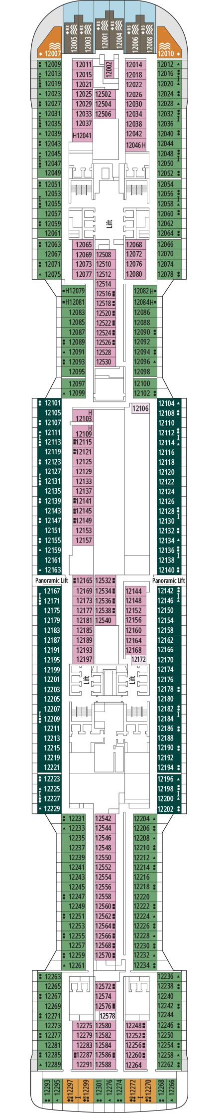 MSC Euribia – Piano nave - Planet Cruise IT