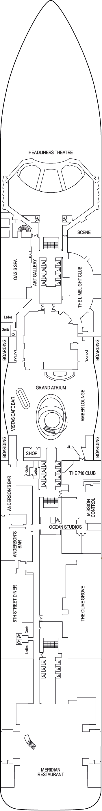 Arvia – Deck Plans - Planet Cruise