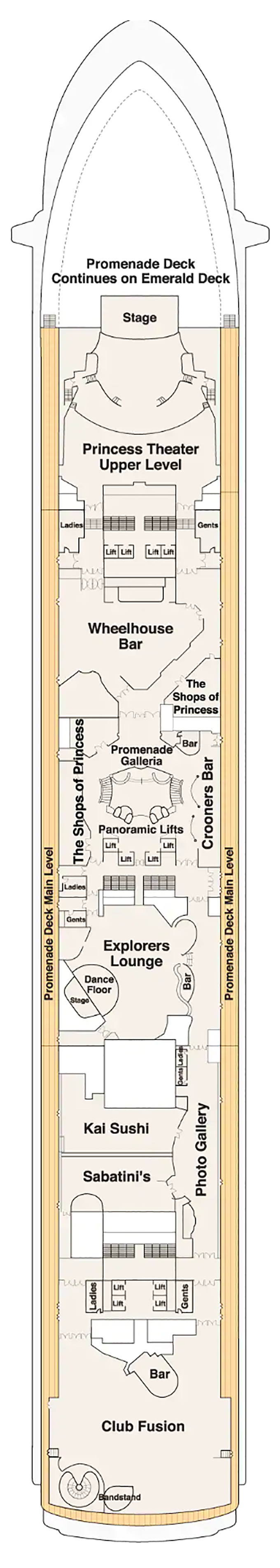 Deck Plans- Diamond Princess - Planet Cruise
