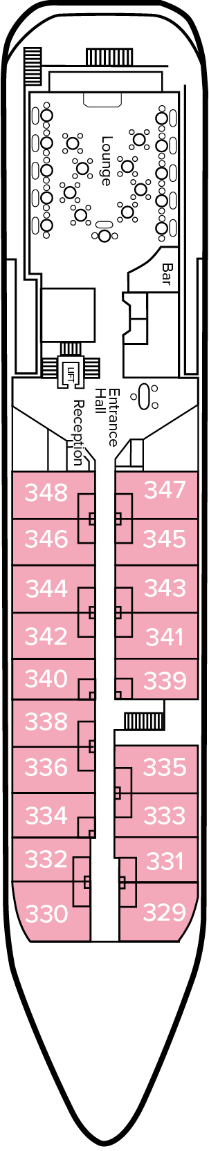 Travelmarvel MS Caledonian Sky – Deck Plans - Planet Cruise