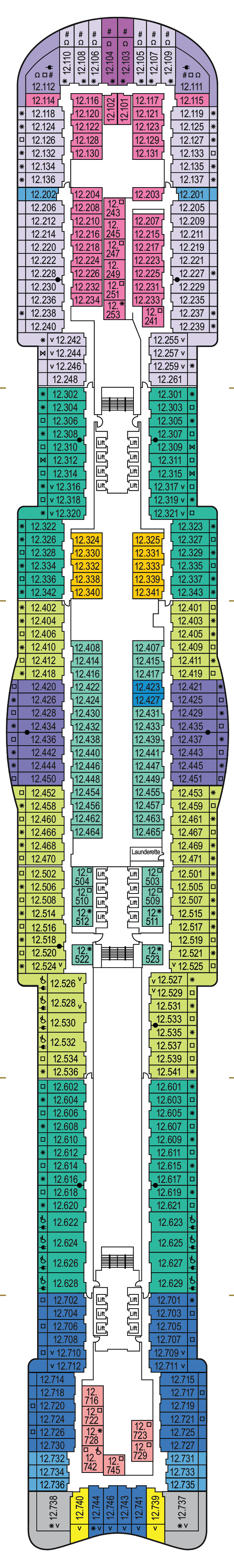 Arvia – Deck Plans - Planet Cruise