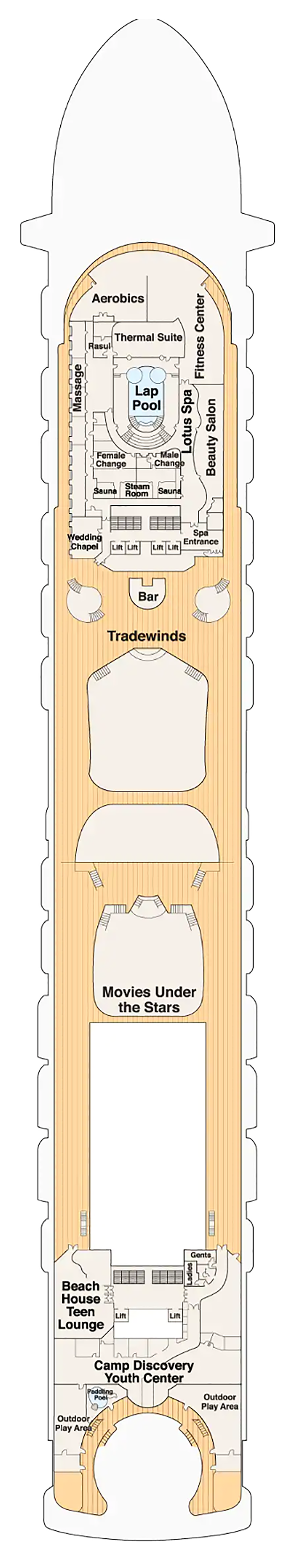 Deck Plans - Caribbean Princess - Planet Cruise