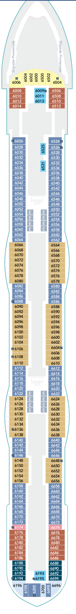 Disney Treasure – Deck Plans - Planet Cruise