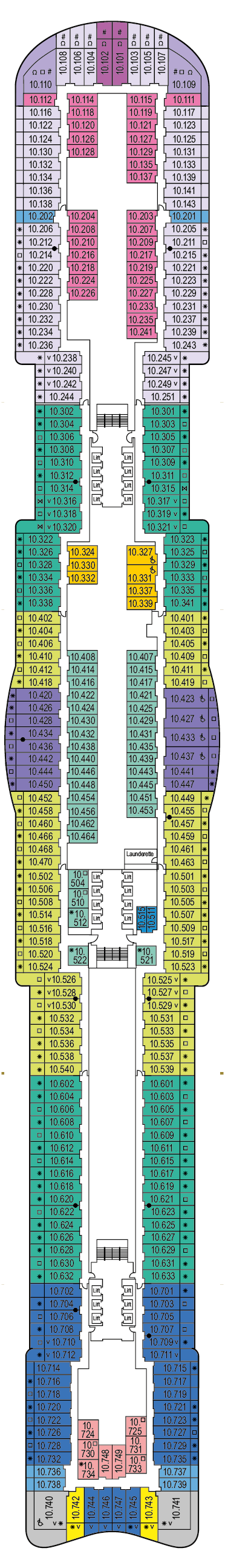 Arvia – Deck Plans - Planet Cruise