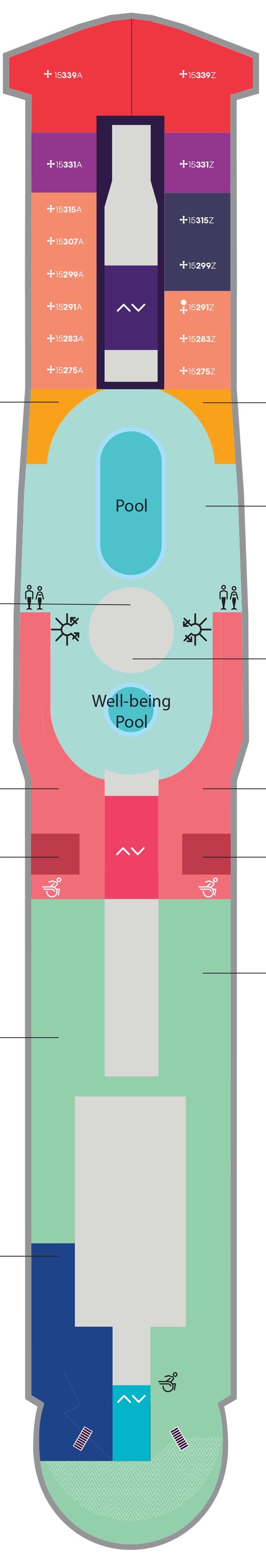 Deck Plan for Scarlet Lady | Iglu Cruise