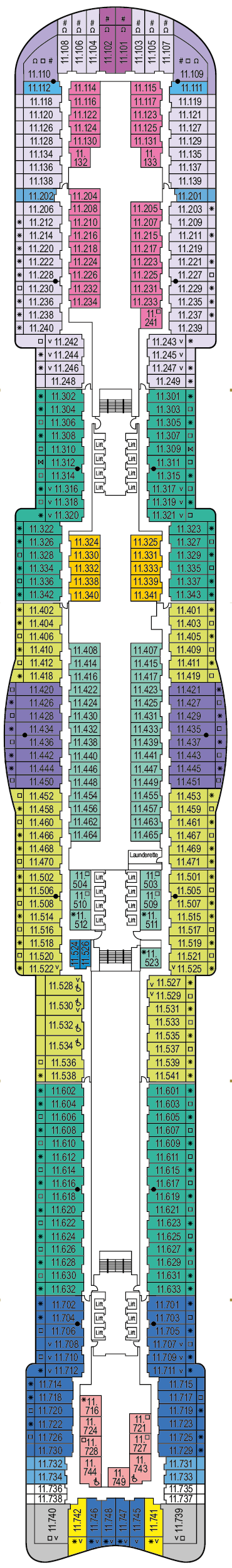 Arvia – Deck Plans - Planet Cruise