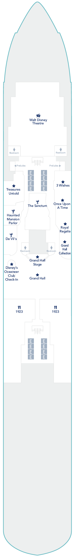 Disney Destiny – Deck Plans - Planet Cruise
