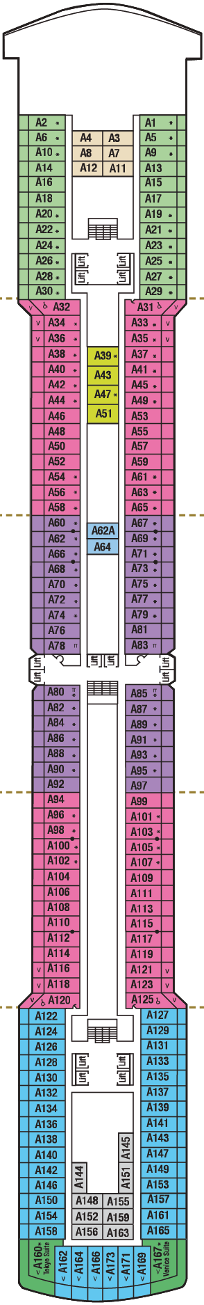 Deck Plans on P&O Arcadia - Planet Cruise