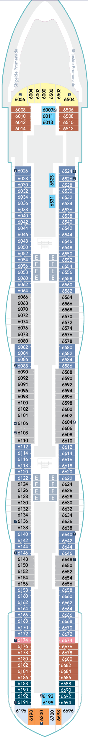 Disney Destiny – Deck Plans - Planet Cruise