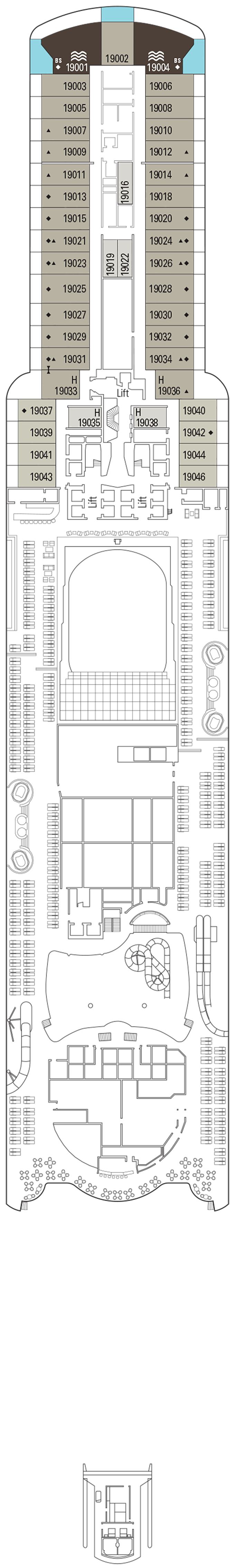 MSC Seascape – Deck Plans - Planet Cruise