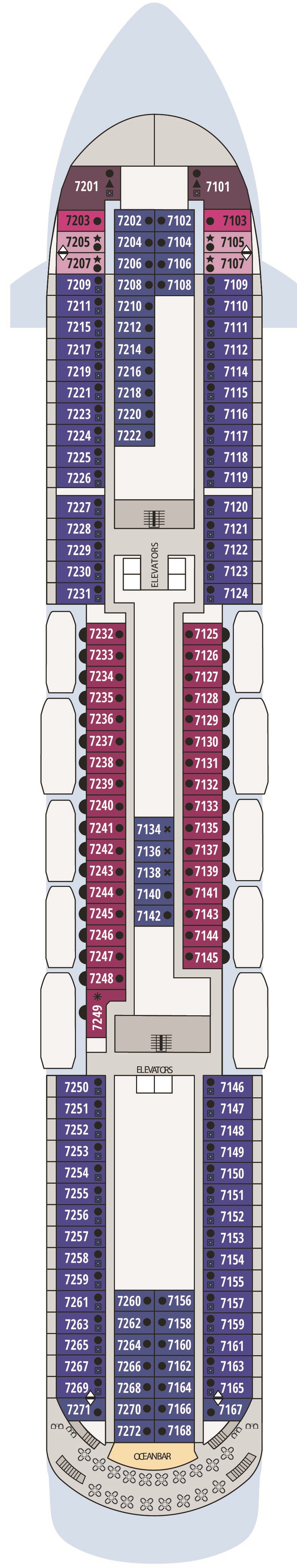 Celestyal Discovery – Deck Plans - Planet Cruise
