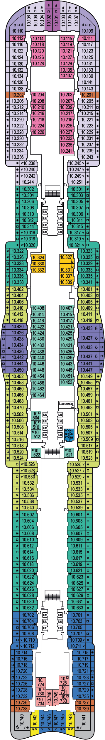 Arvia – Deck Plans - Planet Cruise