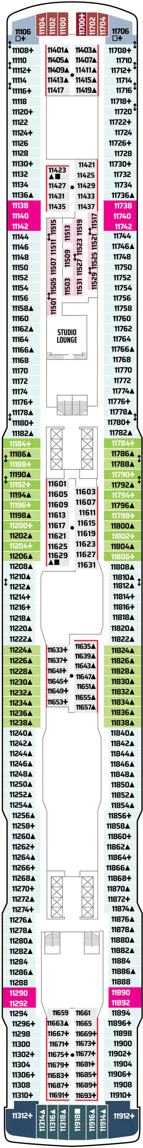 Deck Plans- Norwegian Encore - Planet Cruise