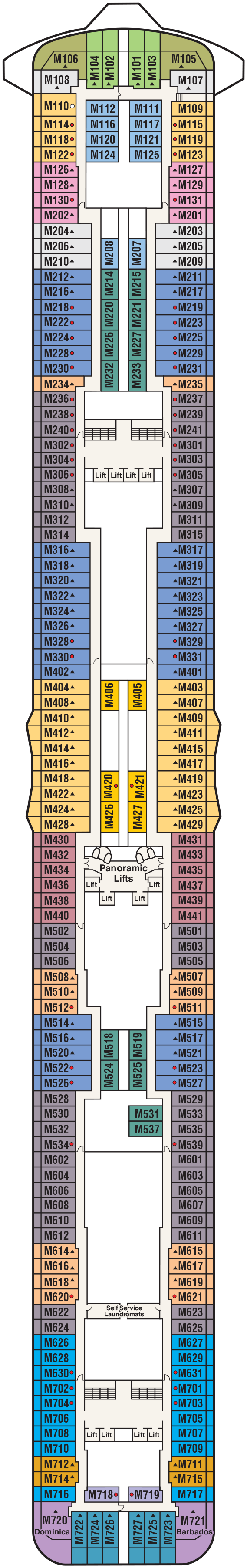 Deck Plans- Royal Princess - Planet Cruise