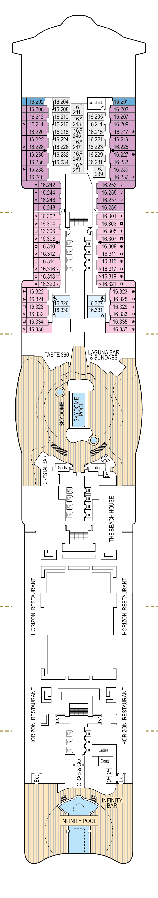 Iona – Deck Plans - Planet Cruise