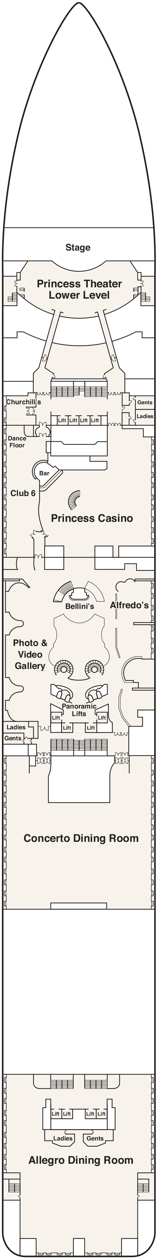Deck Plans- Royal Princess - Planet Cruise