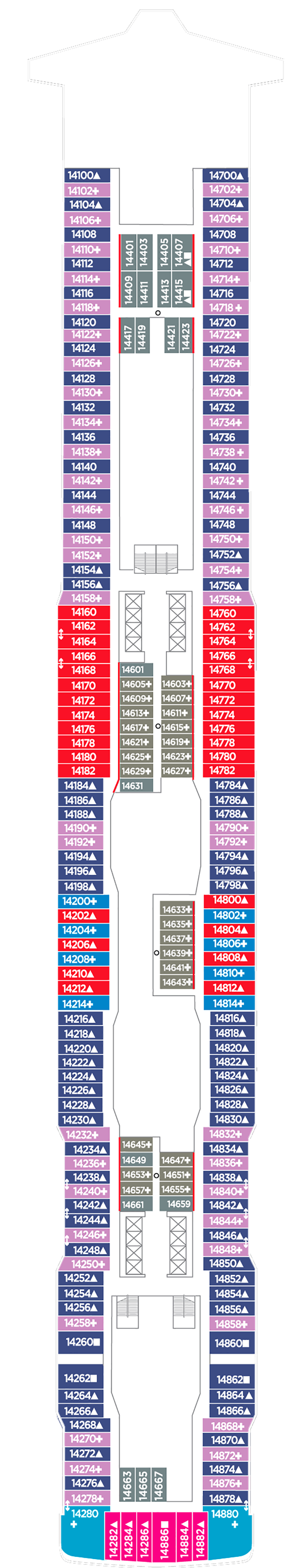 Deck Plans - Norwegian Bliss - Planet Cruise