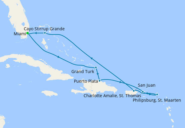 Caribe desde Miami, Norwegian Cruise Line, 21st, August 2024 con ...
