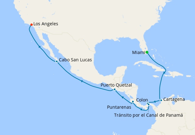 Miami a Los Angeles, Virgin Voyages, 21st, March 2026 con Planetcruise.com ES