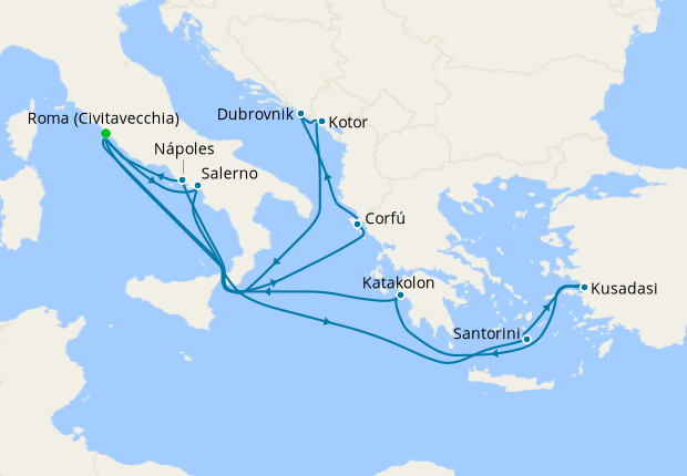 Mediterráneo desde Roma (Civitavecchia), Princess Cruises, 26th, May ...