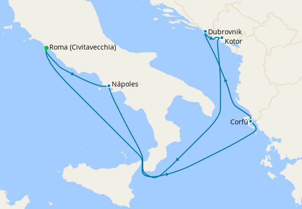 Mediterráneo desde Roma (Civitavecchia), Princess Cruises, 19th, May ...