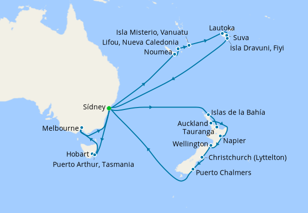 Australia y Nueva Zelanda desde Sídney, Princess Cruises, 23rd, October ...