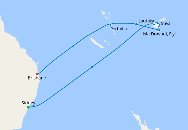 Sídney a Brisbane, Princess Cruises, 3rd, June 2028 con Planetcruise.com ES