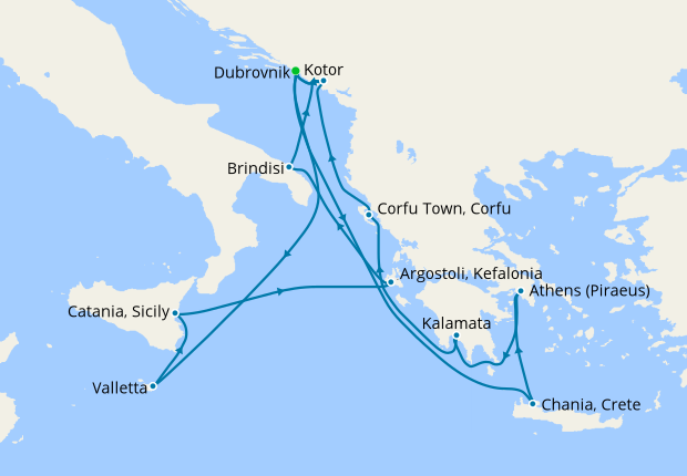 Sail Three Seas & Greek Mystique from Dubrovnik, 8 August 2019 | 14 Nt ...