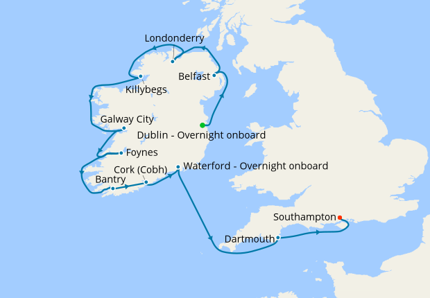 Ireland Intensive Voyage from Dublin, 29 August 2020 | 12 Nt | Azamara ...