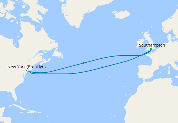 Transatlantic Round Trip including Fashion Week 5th Anniversary Sailing ...