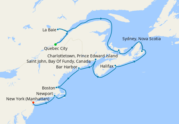 Canada & New England from Quebec, 29 September 2020 | 12 Nt | Norwegian ...