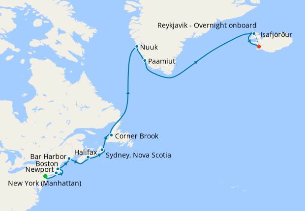 Beacons of Beauty: New York to Reykjavik, 14 August 2020 | 16 Nt ...