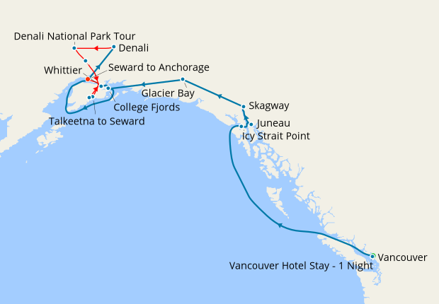 Voyage of the Glaciers & National Parks of Alaska Tour, 4 June 2019 ...