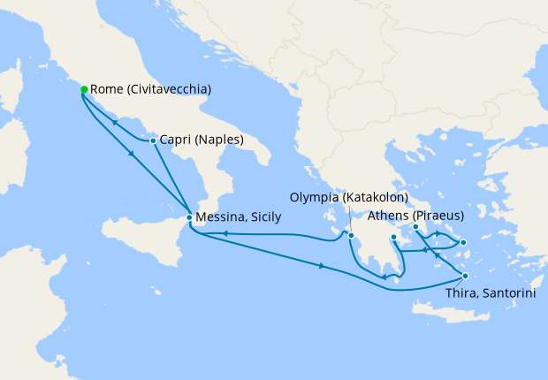 Eastern Mediterranean Immersion with Rome Stay, 26 August 2020 | 12 Nt ...