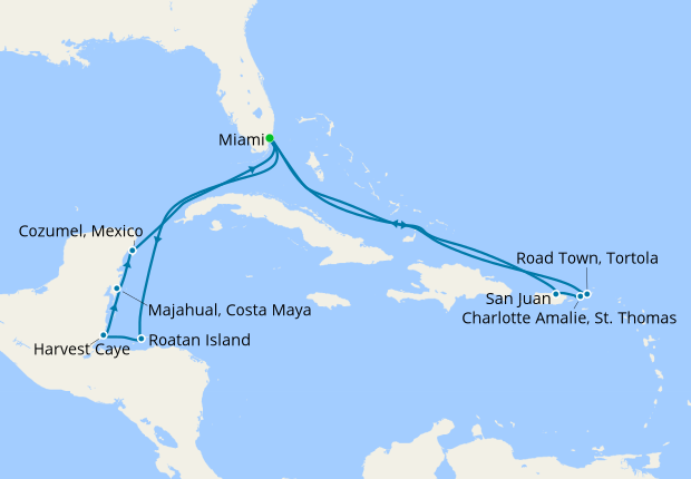 2-Ship Caribbean Experience with NCL, 21 February 2020 | 17 Nt ...