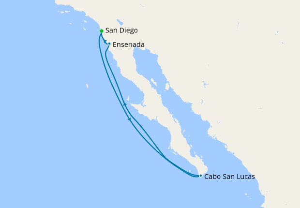 Baja Coast with San Diego Stay, 26 March 2019 | 9 Nt | Disney Wonder ...