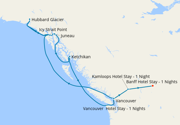 Alaska Hubbard Glacier & Rocky Mountaineer Classic, 13 June 2020 | 12 ...