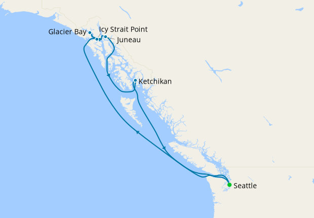 Scenic Alaska & Inside Passage from Seattle, 18 September 2021 | 7 Nt ...