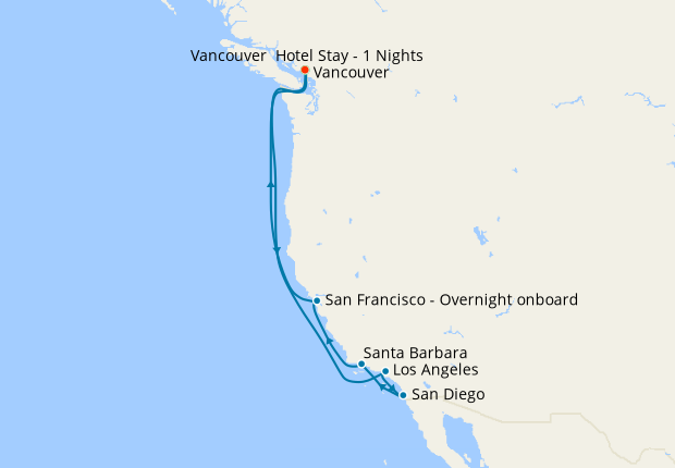 Classic California Coast from Vancouver, 6 October 2020 | 12 Nt | Grand ...