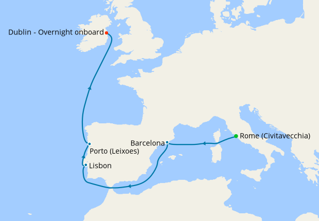 Rome to Dublin in Luxury, 6 May 2020 | 9 Nt | Silver Whisper | 06 May ...