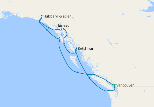Alaska Hubbard Glacier from Vancouver, 15 May 2021 | 9 Nt | Celebrity ...